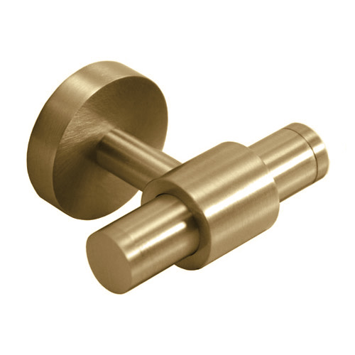 Sobe - Double Robe Hook - Satin Brass